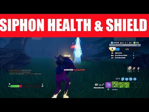 siphon health or shields from player eliminations in mansion of power Creative Curse challenge guide