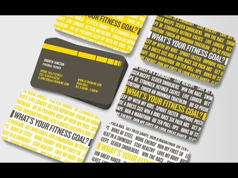 Personal Trainer Business Cards