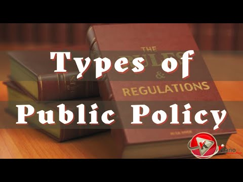5 Types of Public Policy | Public Policy Explained | Learn Public Policy Process Full Tutorial Video