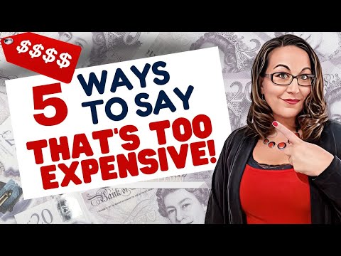 Top 5 Phrases to Say 'Too Expensive' in English | Improve Your Vocabulary and Speak Fluently A2+