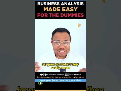 Business Analysis Made Easy for Dummies | Unlock BA Terms in 1 Minute!