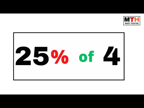 What is 25 percent of 4? (25% of 4)