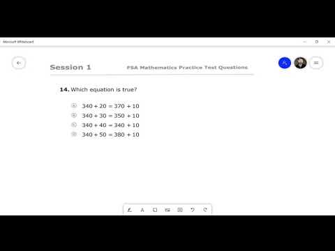 FSA Math Practice Test Session 1 #14