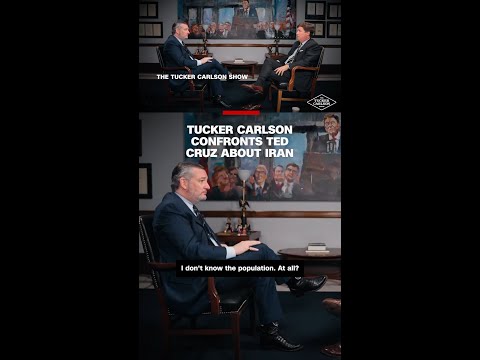Tucker Carlson confronts Ted Cruz about Iran