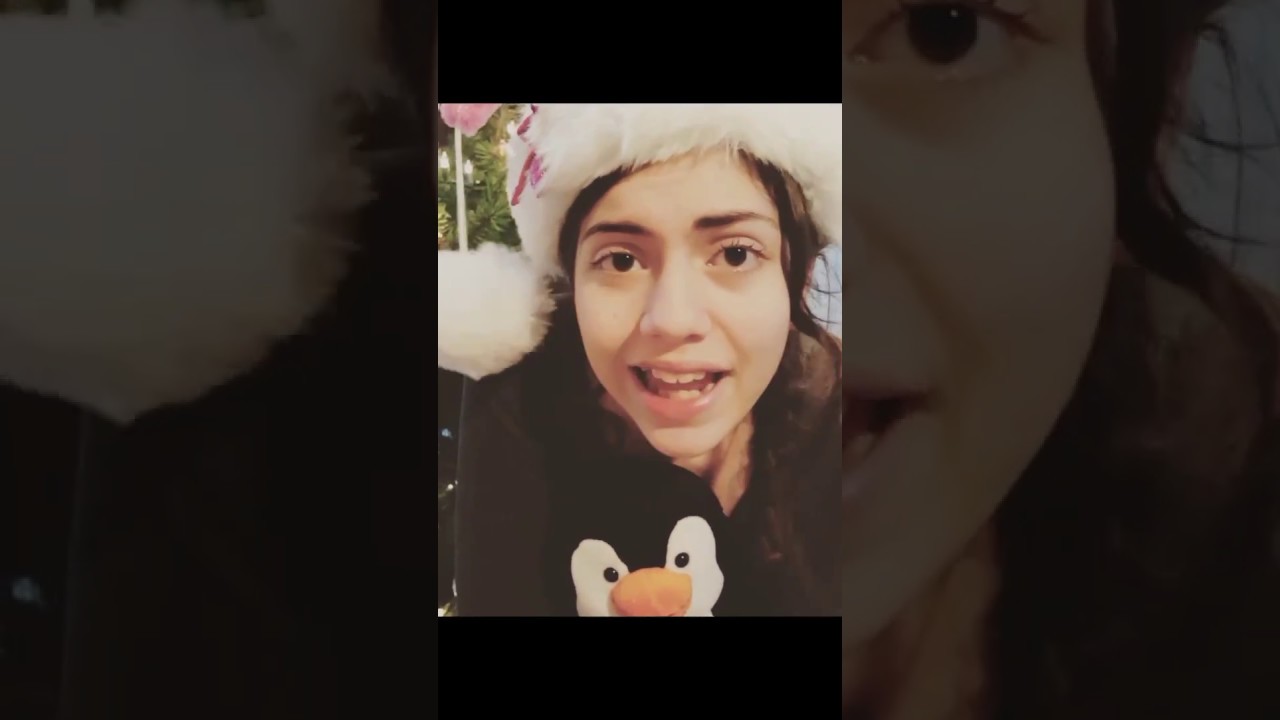 Let it Snow! Sofia Kalinda sings on a icy snowy day