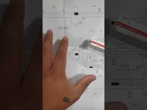 Uso del escalimetro en los planos #lecturadeplanos #construction #ingenieriacivil