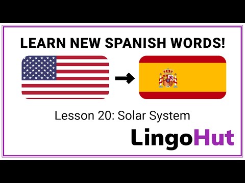 Spanish lessons: Solar system