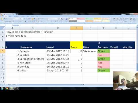 Excel -IF- Function - Start from Nothing