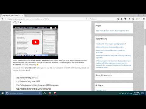 Best Public & Open Torrent Trackers List of 2017