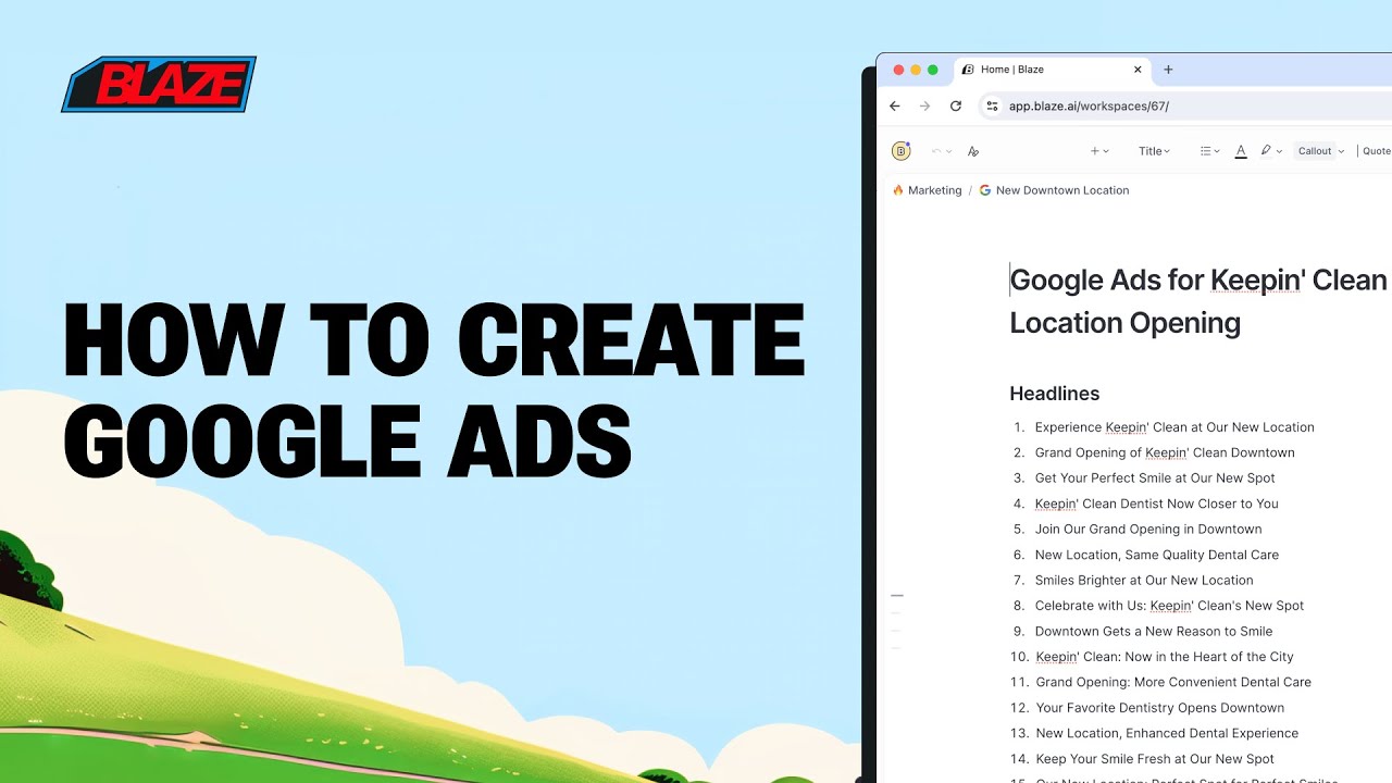 How to create Google Ads