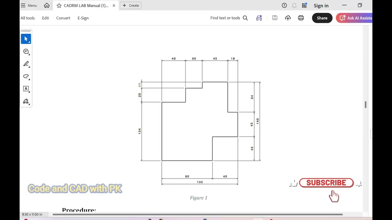 CADM LAB | EXERCISE-1 | BASIC TUTORIALS