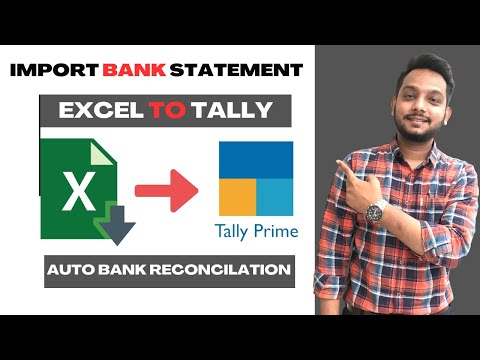 How to Import Bank Statement in Tally Prime | Auto Bank Reconciliation | Excel to Tally Prime |