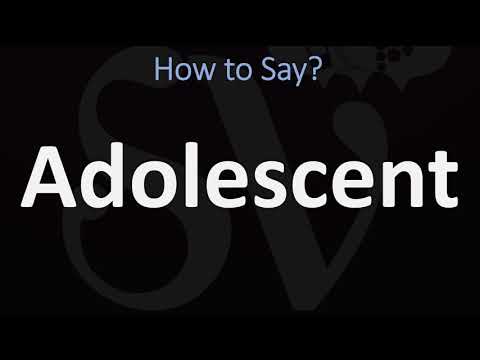 How to Pronounce Adolescent? (CORRECTLY)