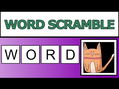4-Letter Scramble Words- Jumble Word Game- Guess the Word Game | SW Scramble #16