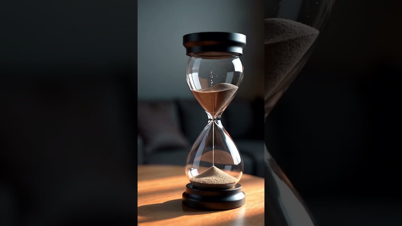 Magnetic Hourglass – Time in Motion ⏳✨ #AIVisionStudio #SlowMotion #ProductArt