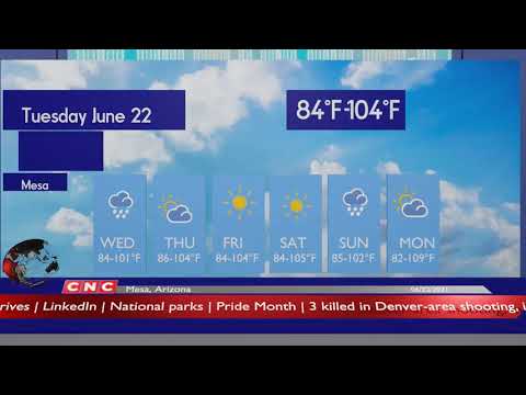 Weather Forecast Mesa, Arizona ▶ Mesa weather Forecast and local news 06/22/2021