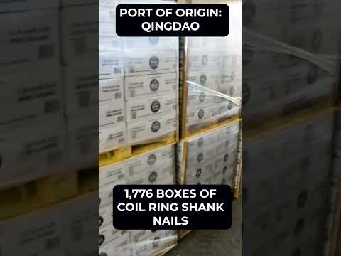 Coil Ring Shank Nails From Qingdao to Orlando