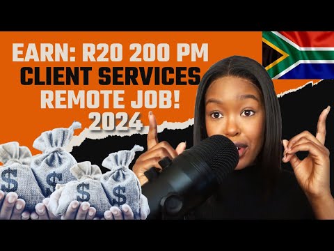 REMOTE CUSTOMER SERVICE JOB: EARN R20 200| HIRING in South Africa.#makemoneyonlinesouthafrica