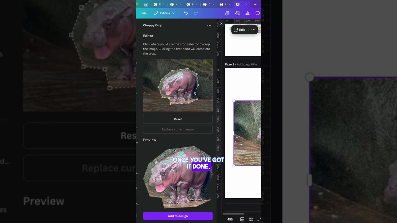 Choppy Crop Canva App Tutorial