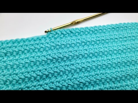Quick and Easy Crochet Baby Blanket Pattern for Beginners | Herringbone Stitch