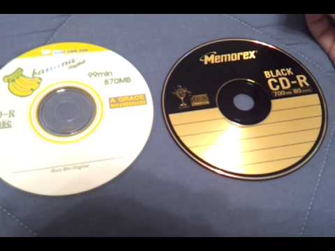 99 min 870MB CD-R discs