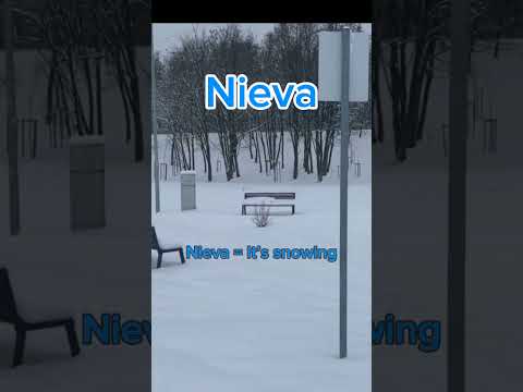 Snow or Wind? Learn Spanish Weather Phrases for Beginners! ❄️💨 #learnspanish#SnowAndWind