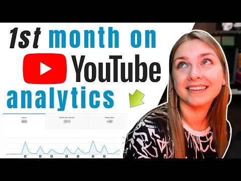 First Month on YouTube - Analytics Growth: Views, Subscribers, Videos, Traffic Sources