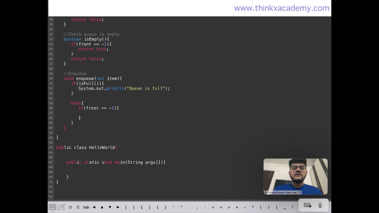 [5.1] Queues Implementation in Java using Array