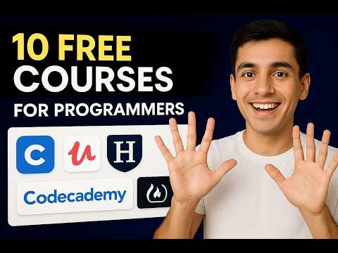 Top 10 Free Programming Courses You MUST Learn in 2025!