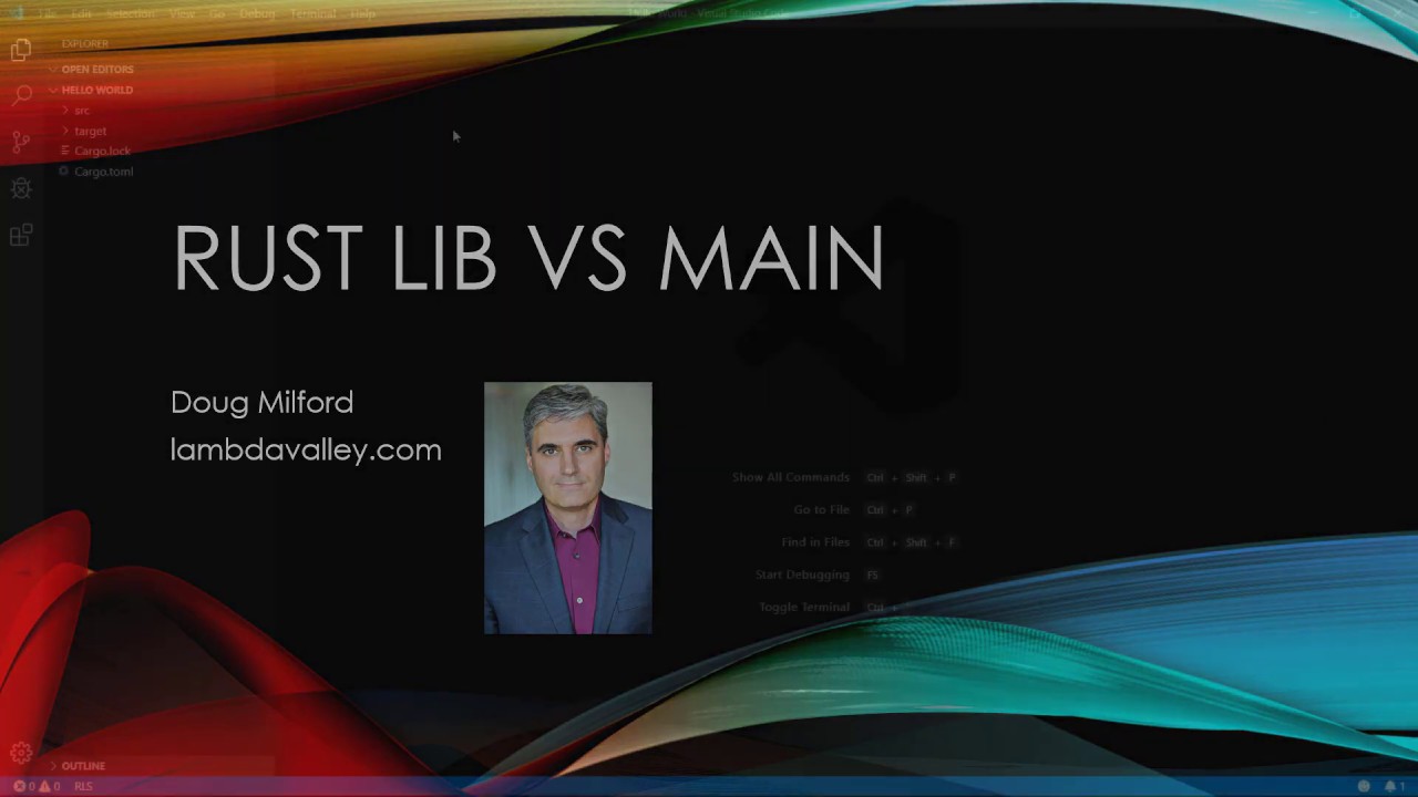 Rust lib vs main