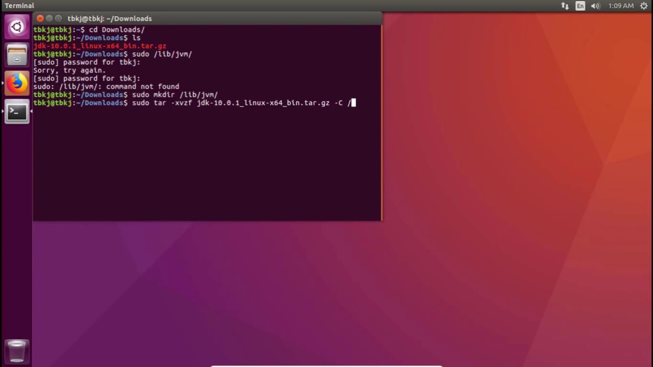Installing Oracle Java 10 on Ubuntu/Linux