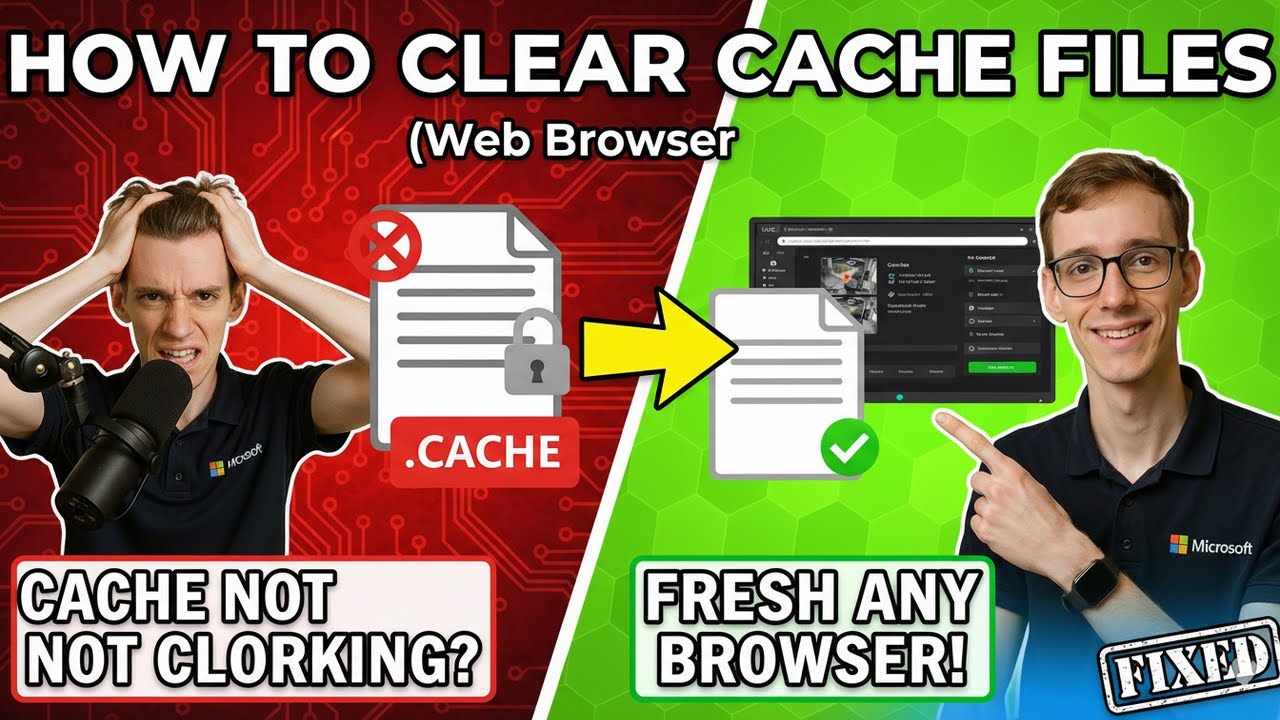 How to Clear CACHE Files (Web Browser)