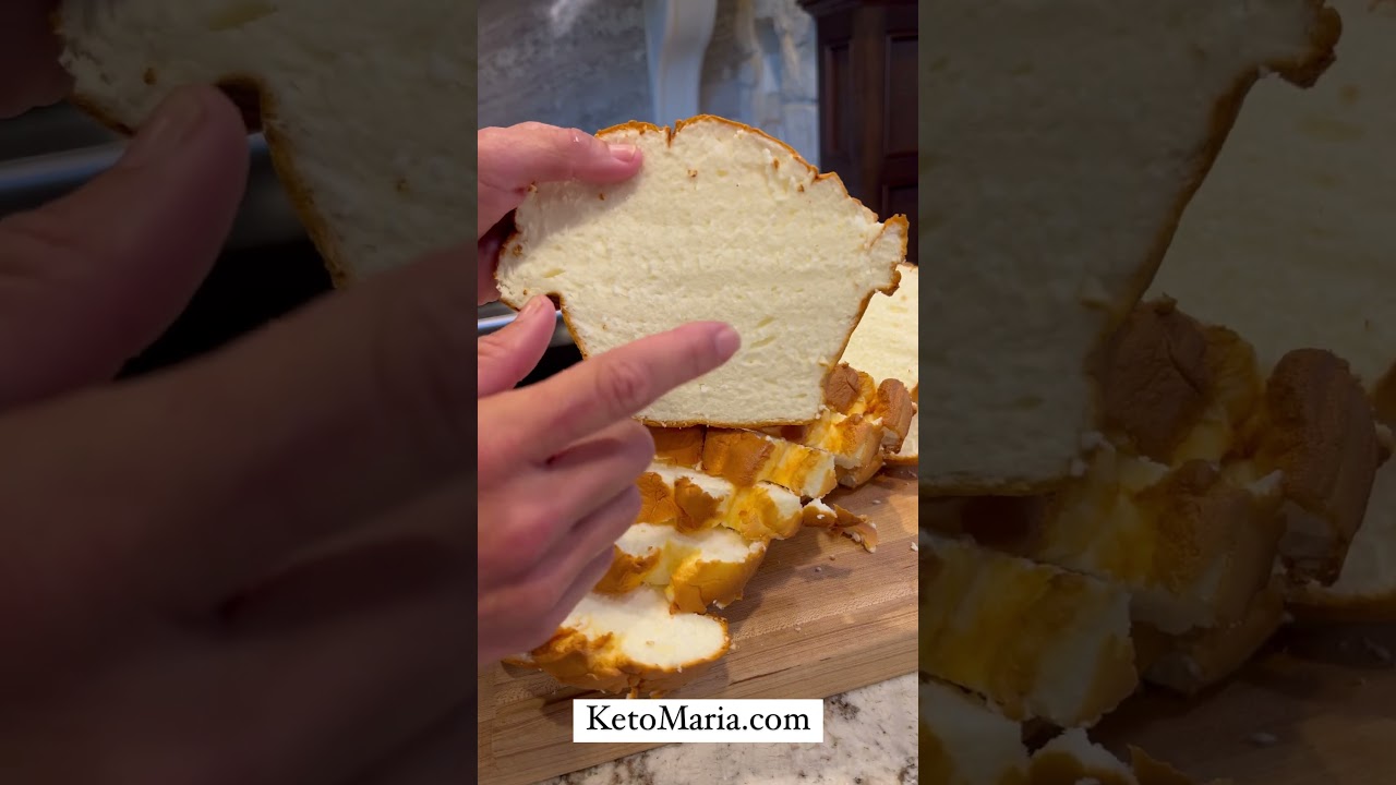 CHEWY Carnivore Bread (1 carb per slice!) 🍞 #carnivore #psmf #bread #keto #recipe #food