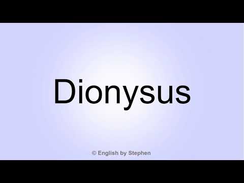 How to pronounce "Dionysus"