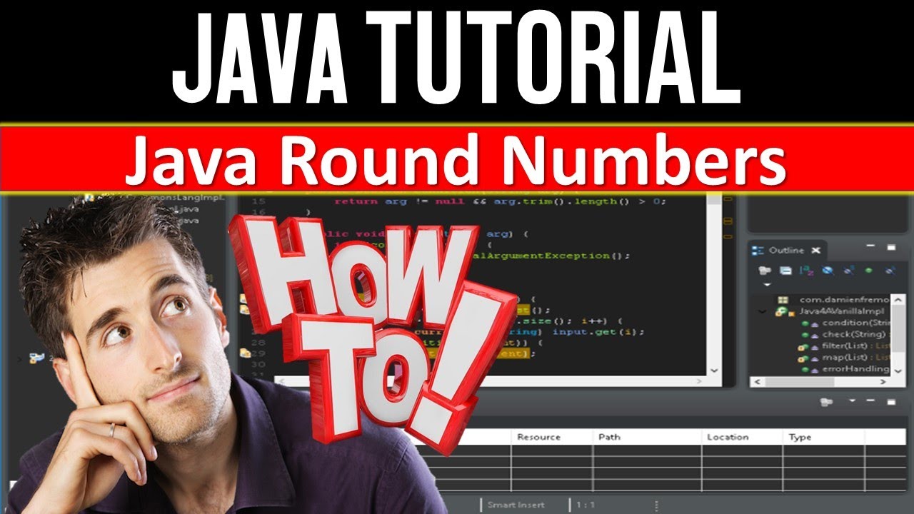 Java Math class Java round numbers Java Tutorial