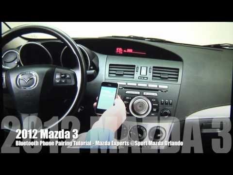 2012 Mazda 3 Bluetooth Setup