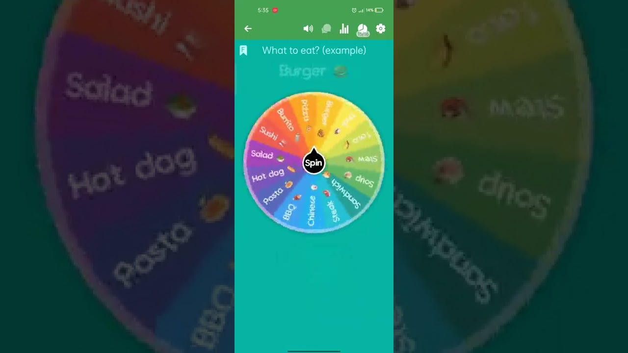 Spin The Wheel | Random Picker | What To Eat ? 🤔