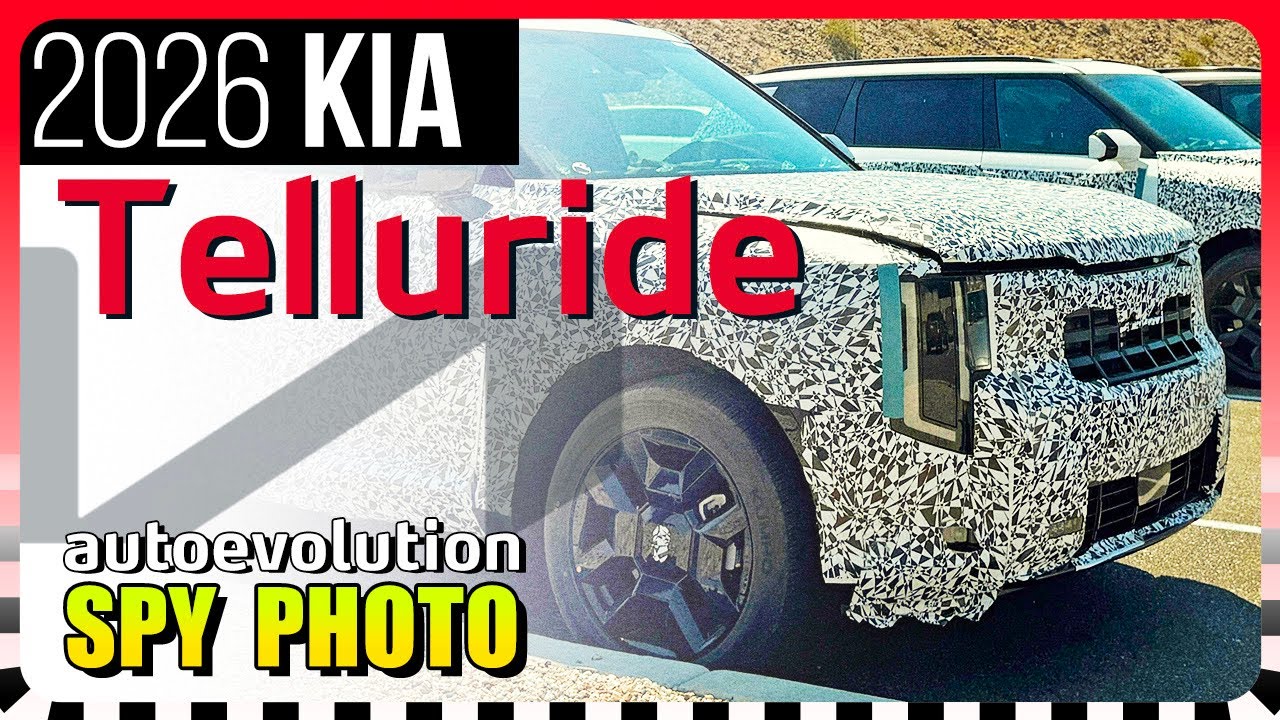 2026 Kia Telluride Spied With Boxy Design, Hybrid Powertrain Incoming ...