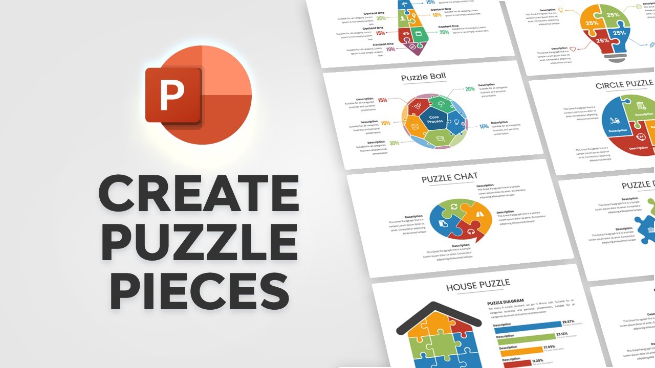 How to Create Puzzle Pieces in PowerPoint Quickly