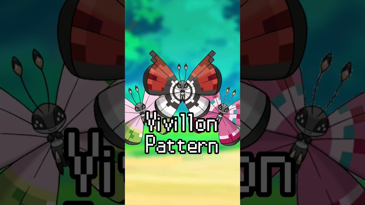 Every Pokémon Vivillon Pattern in 52 Seconds!