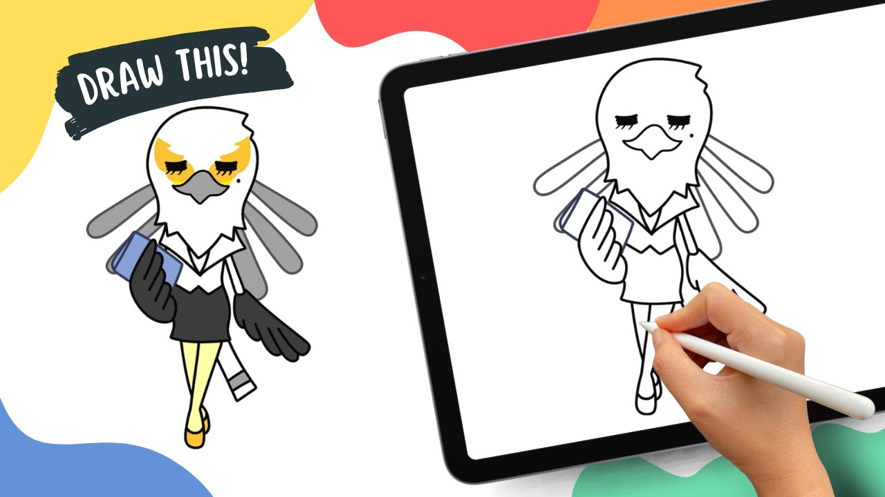 Washimi | Aggretsuko Cartoon Drawing