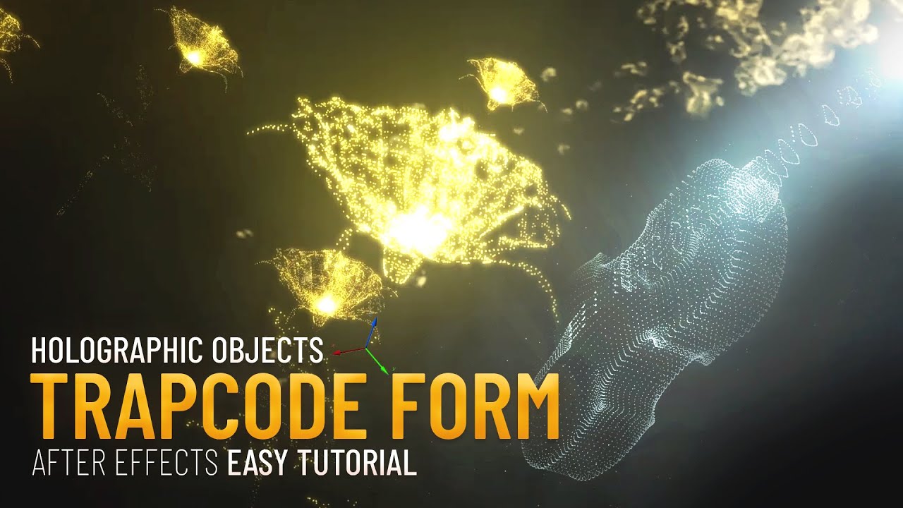 Gorgeous Holographic Objects - Trapcode Form OBJ Tutorial