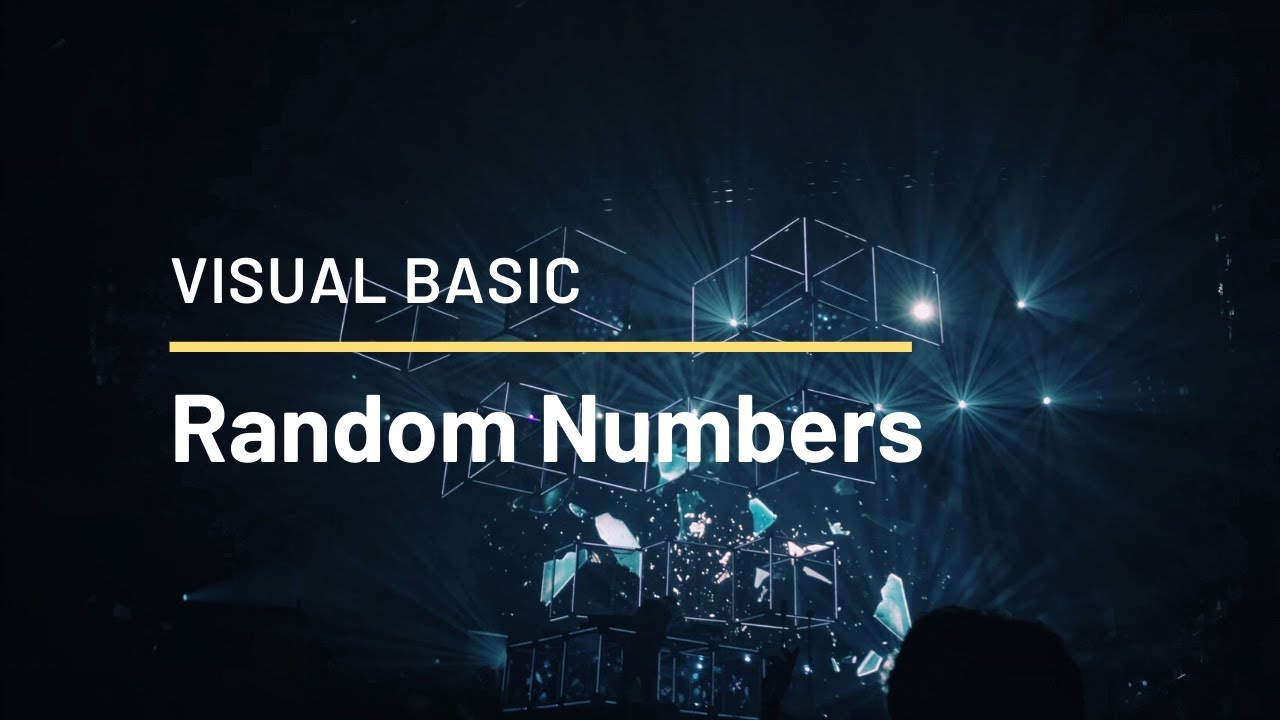 Generate Random Numbers in Visual Basic