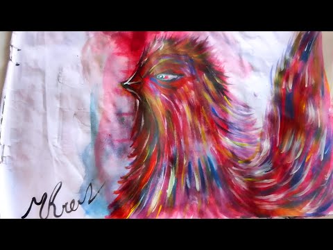Watercolor bird painting tutorial 🎨| @MK-halfminded-mental-arts|#arts #painting #bird
