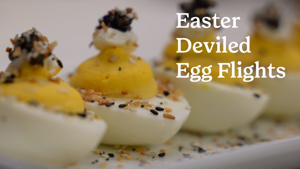 Boston College's Chef Shares Easter Deviled Egg Recipe!