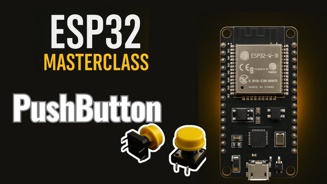 Read Button Inputs & Control LED with ESP32 | Digital Input & Output Explained
