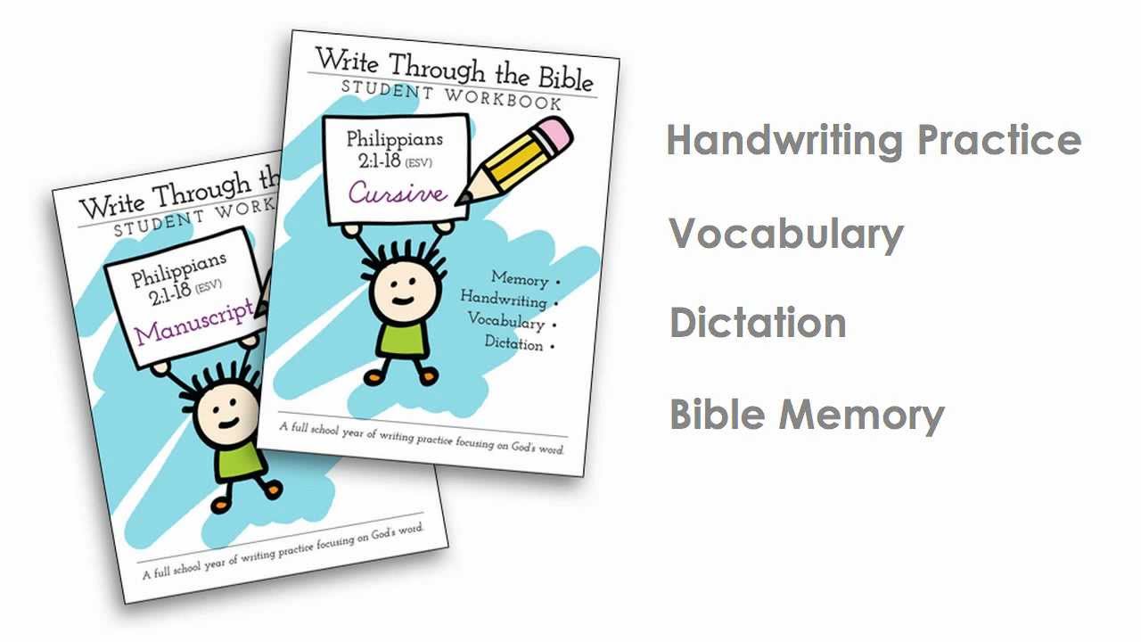 Handwriting Worksheets: Bible Copywork Made Easy