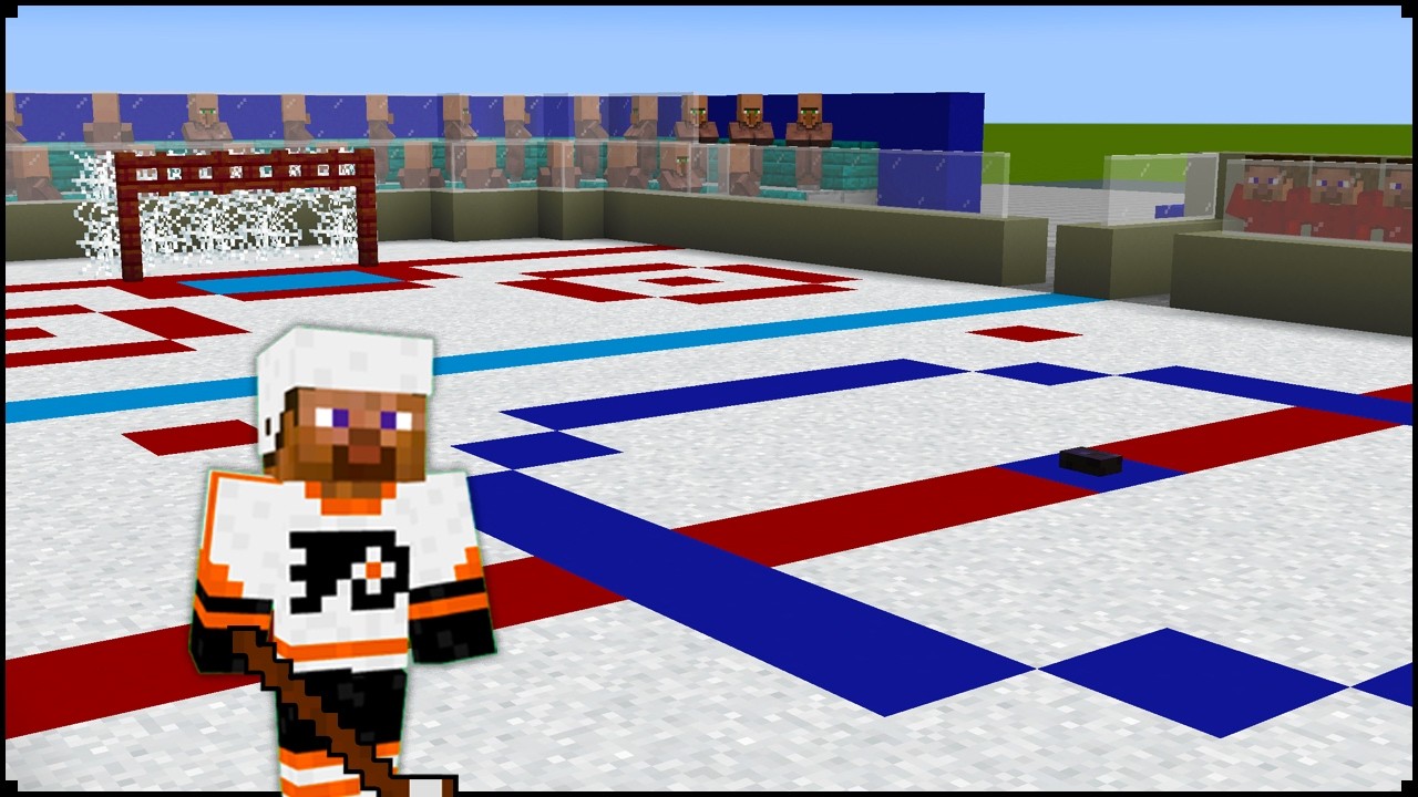 How To Make A Outdoor Ice Hockey Arena | How To Build a City ...