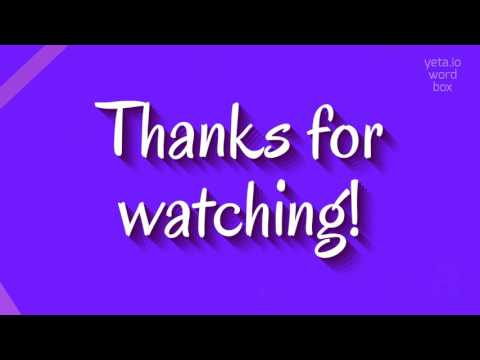 How to say "strata's"! (High Quality Voices)