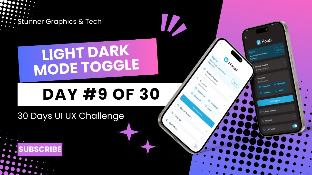 Light Dark Mode Toggle | UI UX Design Figma | Top Animations Day 9